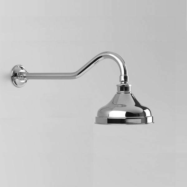 Classic Olde English Shower Arm & Rose Only with 150mm ball joint rose ...