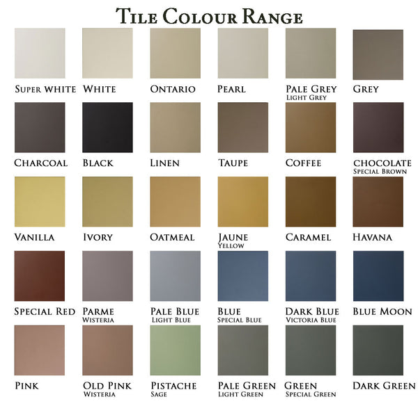 Range Colours – Olde English Tiles™