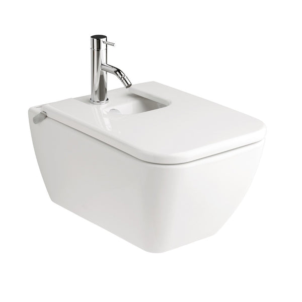 Emma Square Wall hung Bidet for over rim water supply – Olde English Tiles™